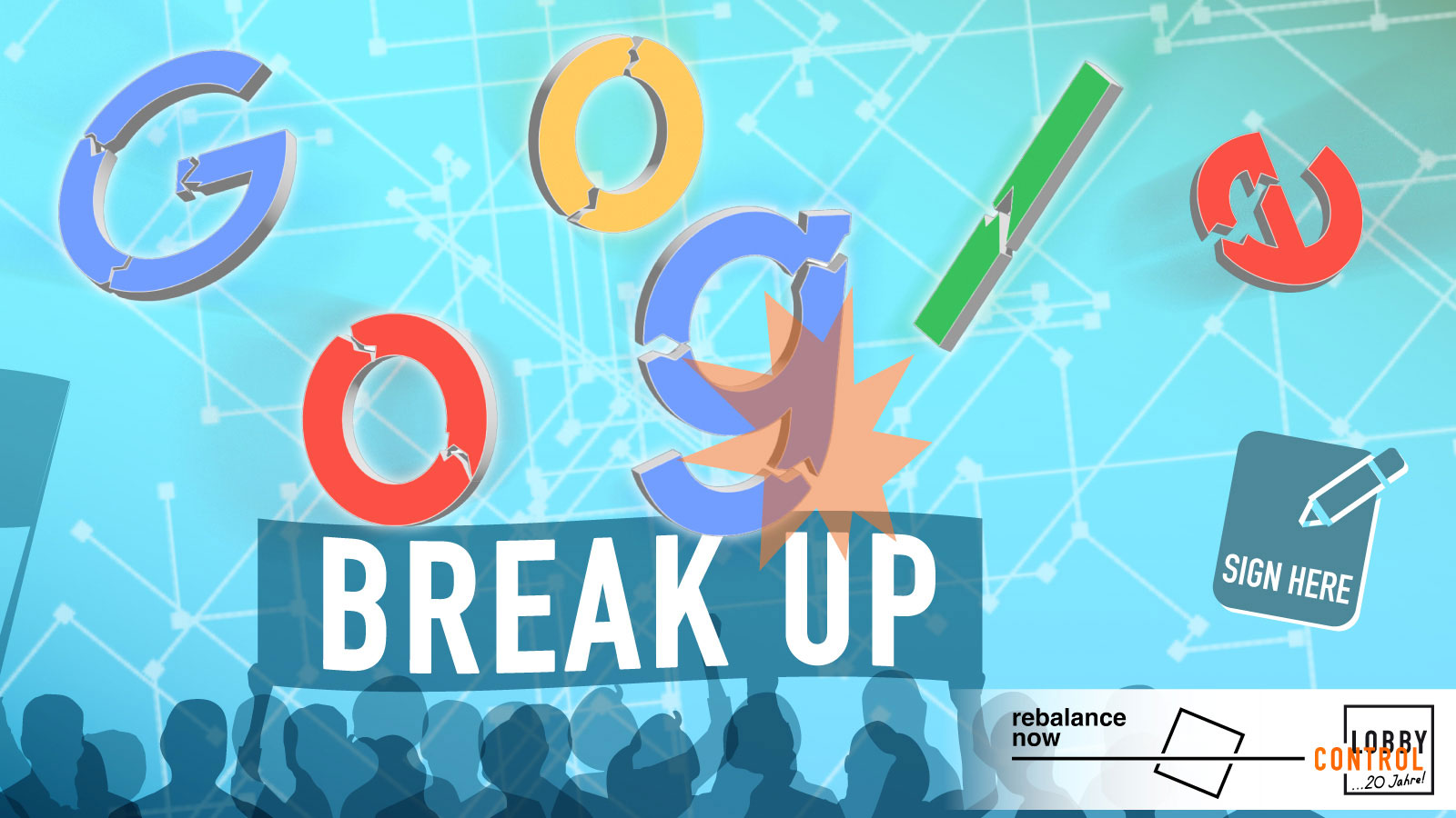 Sign the petition now: Break up Google!